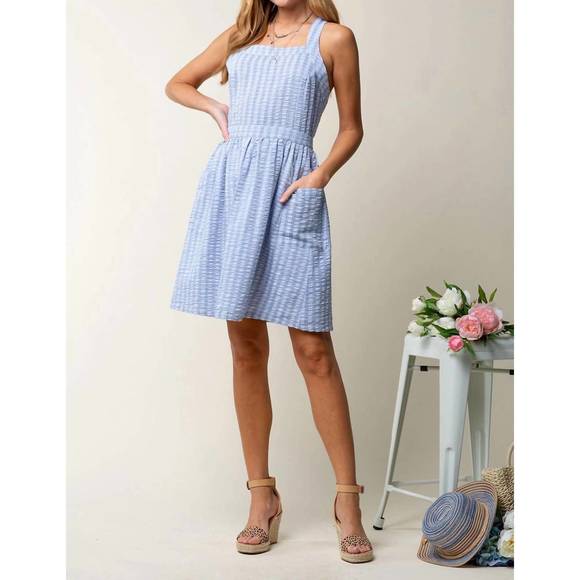 DOE AND RAE | Dresses | New Doe And Rae Button Down Dress With Criss ...